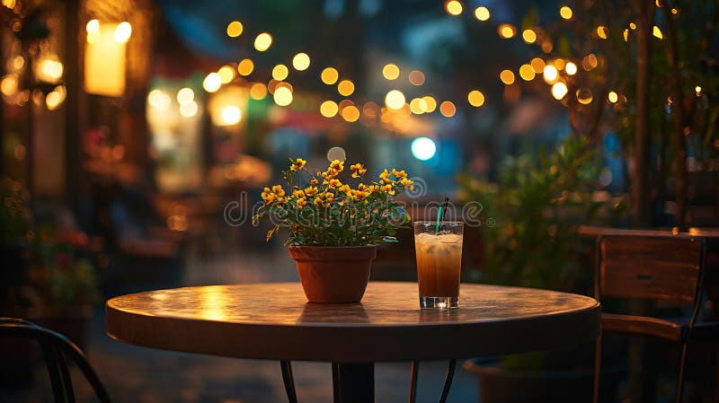 Beautiful Table Set in an Elegant Restaurant. Stock Illustration ...