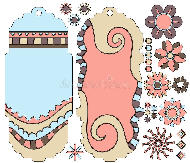 Beautiful Tags or Labels Collection Stock Vector - Illustration of ...