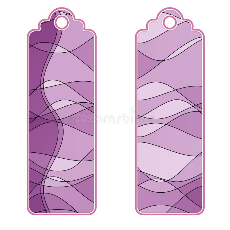 Beautiful Tags Or Labels With Different Pattern Stock Illustration ...
