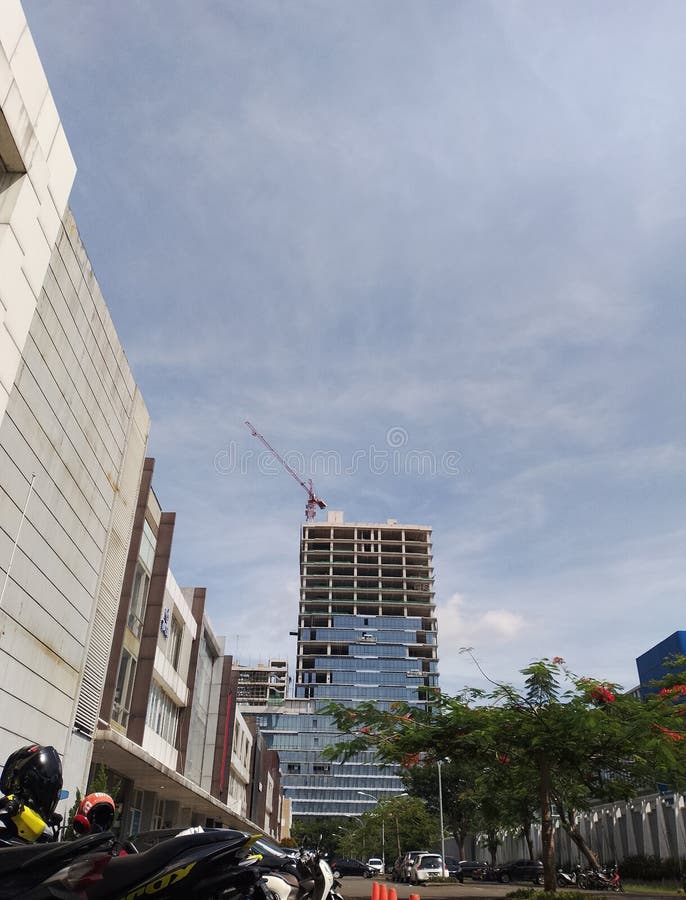 Beautiful Tall Building,but Not yet Stock Photo - Image of pulang, tall ...