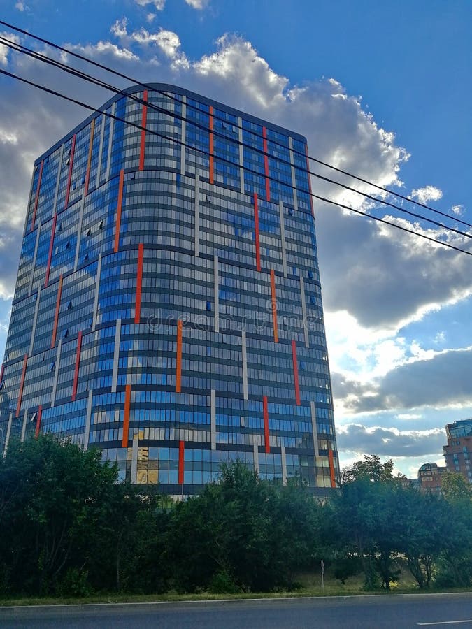 Beautiful Tall Beautiful Buildings in Moscow on the Background of a ...