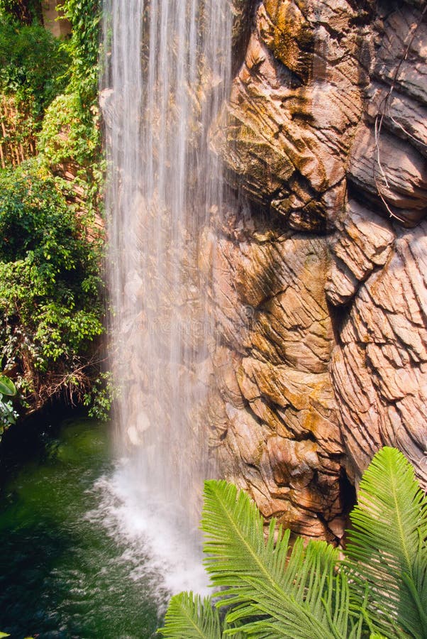 Beautiful tall Waterfall stock photo. Image of curve - 31226022