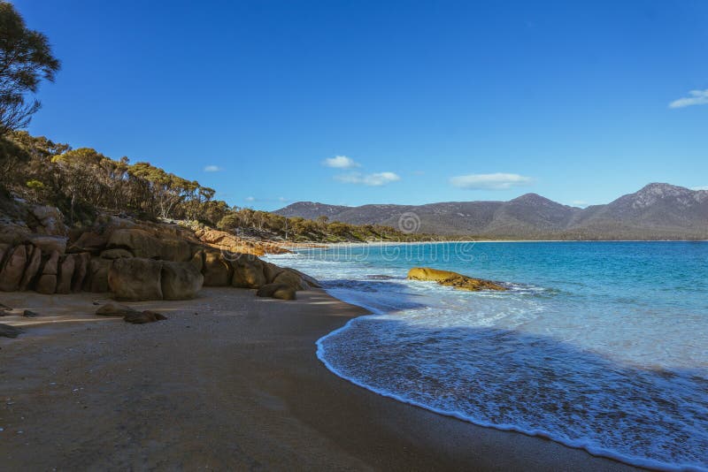 Beautiful Tasmania stock image. Image of reflection - 163751571