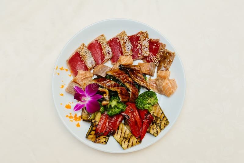 Beautiful and Tasty Food on Plate Stock Image - Image of leaf, lettuce ...