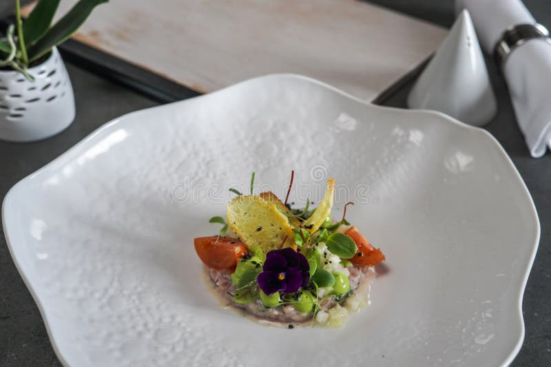 Beautiful and Tasty Gourmet Food Stock Image - Image of delicious ...