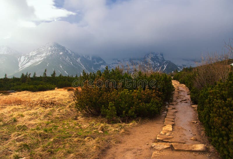 Tatra Mountains in Spring Time, Poland. Stock Image - Image of natural ...