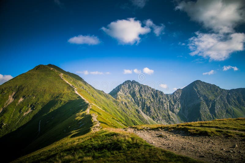 A Beautiful Tatry Mountain Landscape Stock Image - Image of high, blue ...