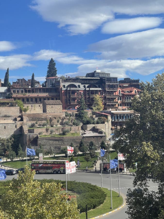 Beautiful Tbilisi editorial stock photo. Image of georgia - 260562933