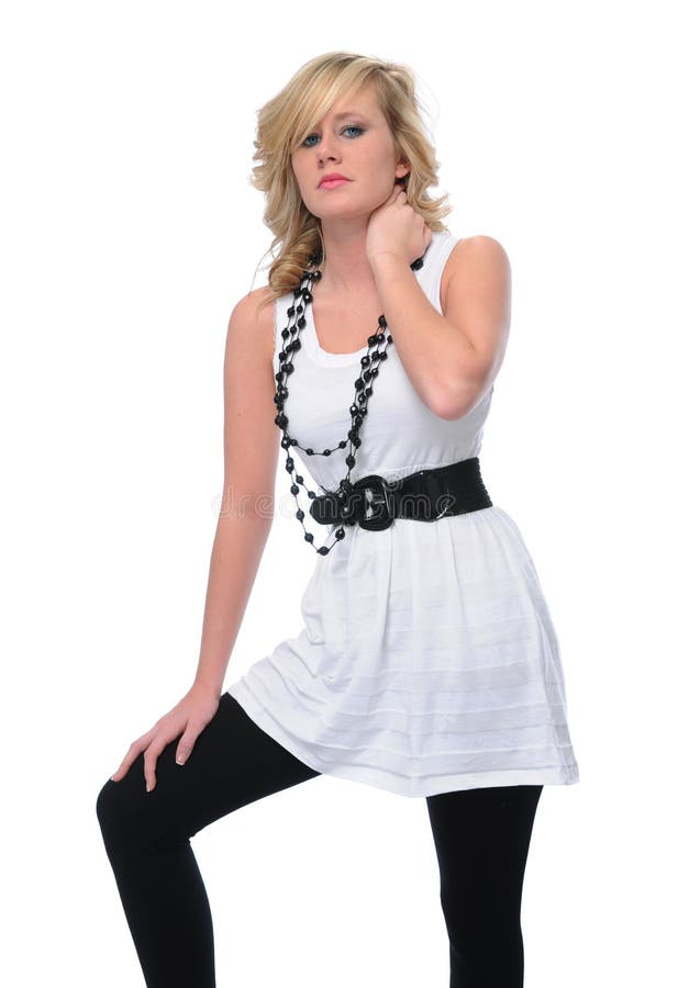 Beautiful teen model stock image. Image of casual, beautiful - 4216417