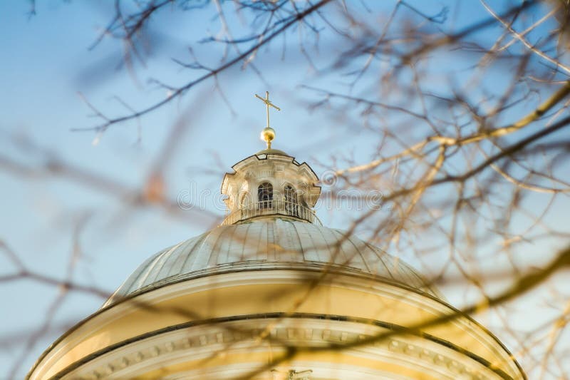 Dome of the temple stock image. Image of spring, beautiful - 111796263