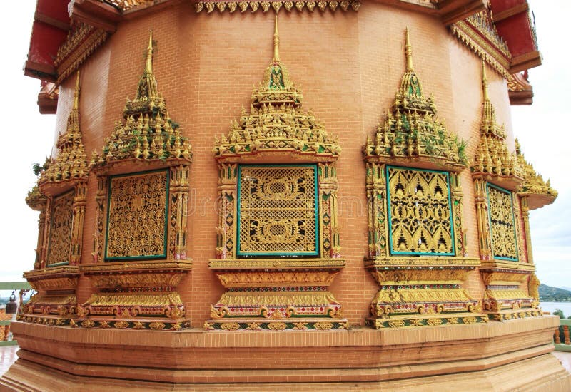 Temple windows stock image. Image of sculpture, buddhism - 45600457