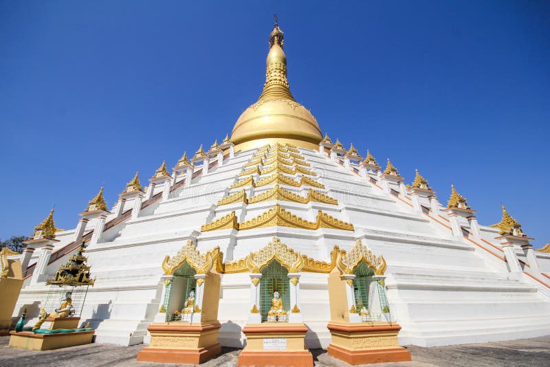 Beautiful Temple in Yangon, Myanmar. Stock Image - Image of nature ...