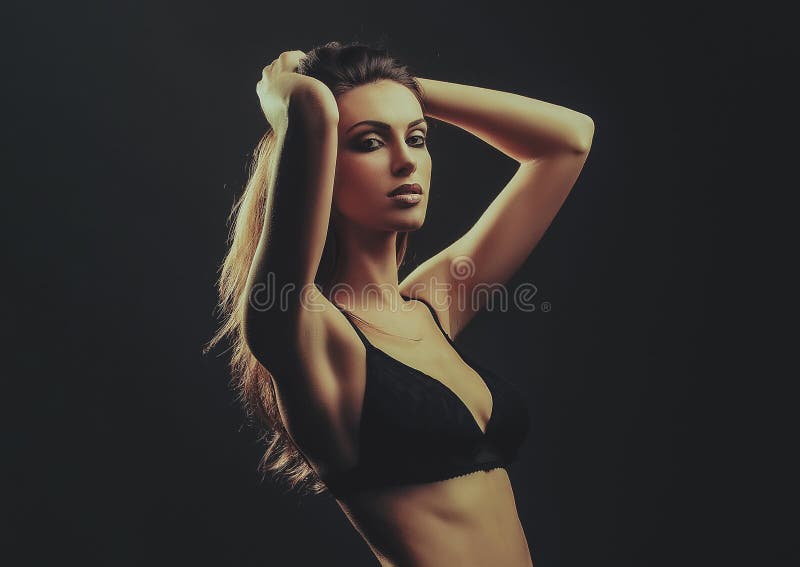 Beautiful Tender Girl Beauty Portrait Of Female Face With Natural Skin