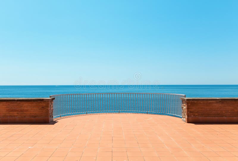 Beautiful terrace stock photo. Image of blue, patio, water - 42172632
