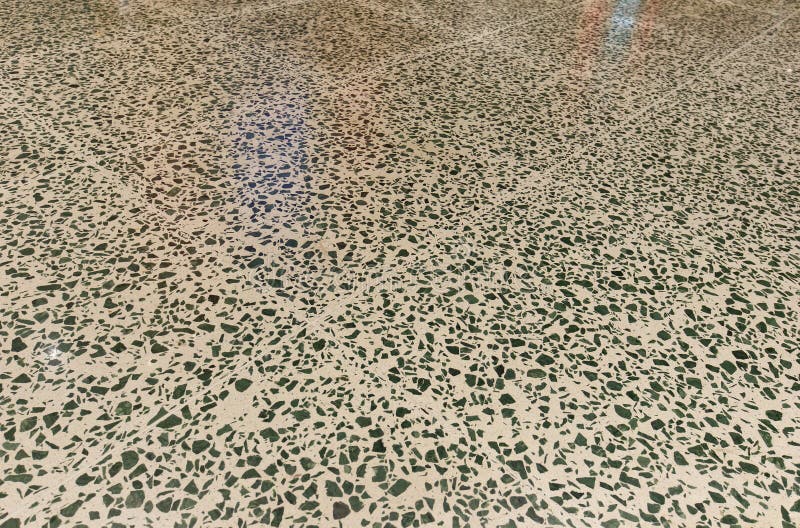 Beautiful Terrazzo Floor Pattern in Shopping Mall Stock Image - Image ...