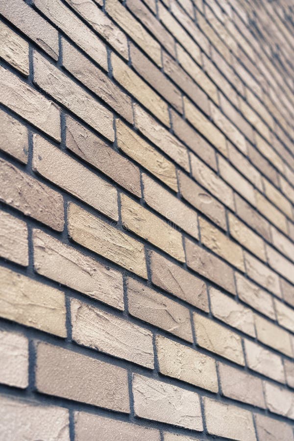 Beautiful Texture of the Brick Facade of the Building Stock Image ...