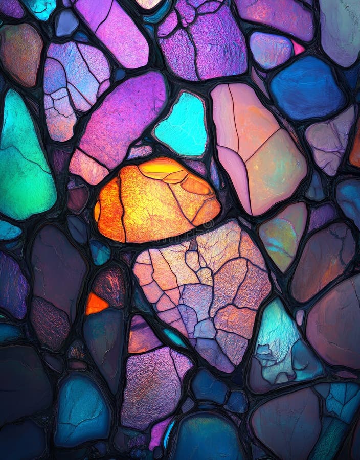 A Beautiful Texture is Created by a Colorful Abstract Background that ...