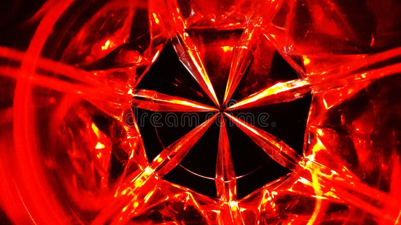 Texture of Glass with in Red Light Stock Image - Image of light ...