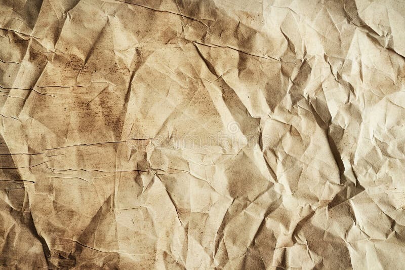 Beautiful Texture Old Crumpled Paper, Design Abstract Background Stock ...