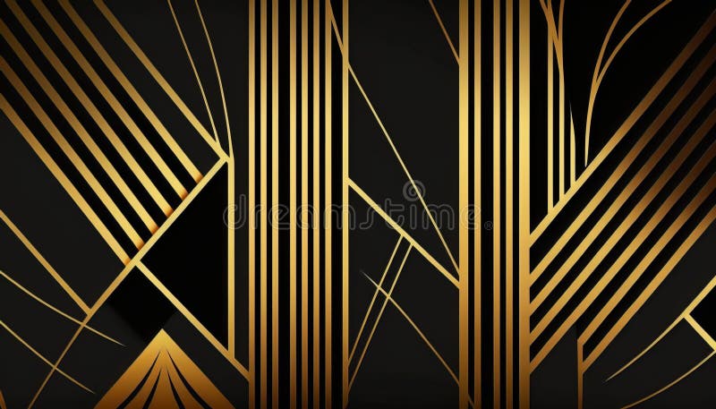 Texture Pattern, Black and Gold Colors with Golden Veins Stock ...