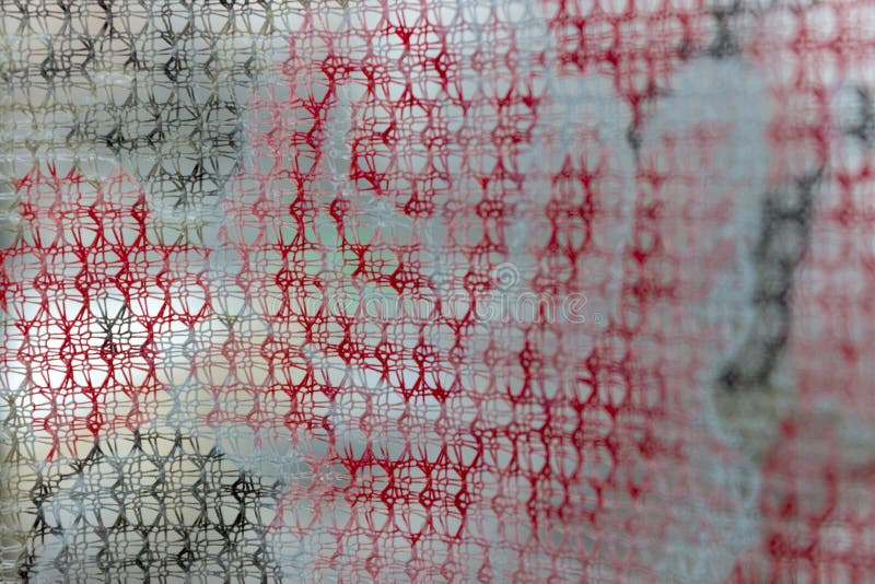 Beautiful Texture Pattern of Transparent Fabric Stock Photo - Image of ...