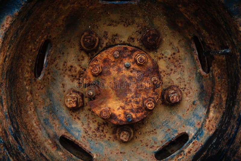 Beautiful Texture of Rusty Old Wheel Stock Image - Image of retro ...