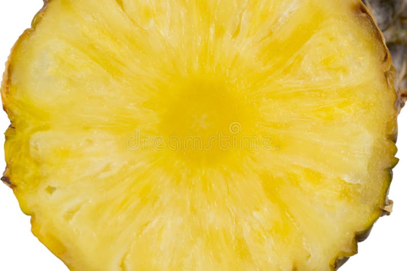 Beautiful Texture Slices of Pineapple Fruit Close-up Stock Image ...