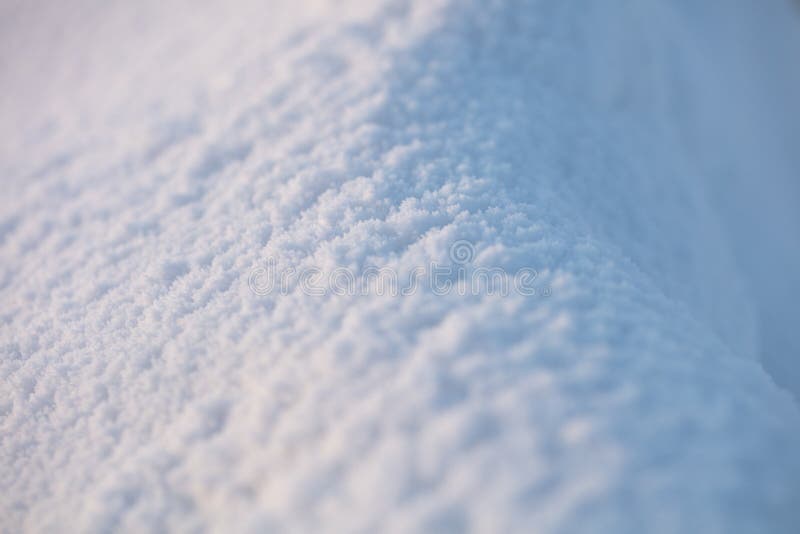 Beautiful Texture of Snow. Beautiful Sunlight Shows the Texture and ...