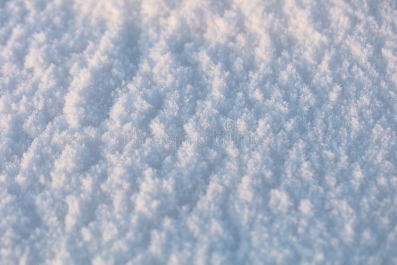 Beautiful Texture of Snow. Beautiful Sunlight Shows the Texture and ...