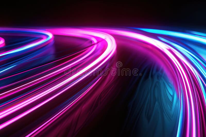 Beautiful Texture Surface Neon Wave, Design Natural Abstract Background ...