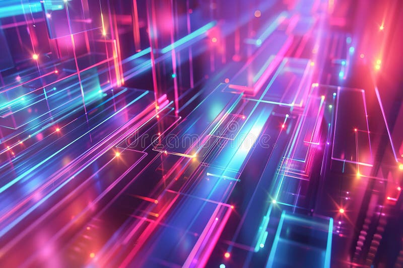 Beautiful Texture Surface Neon Wave, Design Natural Abstract Background ...