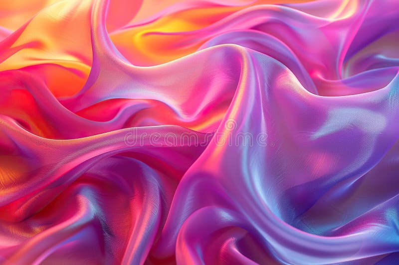 Beautiful Texture Surface Neon Wave, Design Natural Abstract Background ...