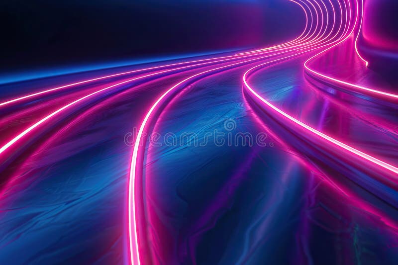 Beautiful Texture Surface Neon Wave, Design Natural Abstract Background ...