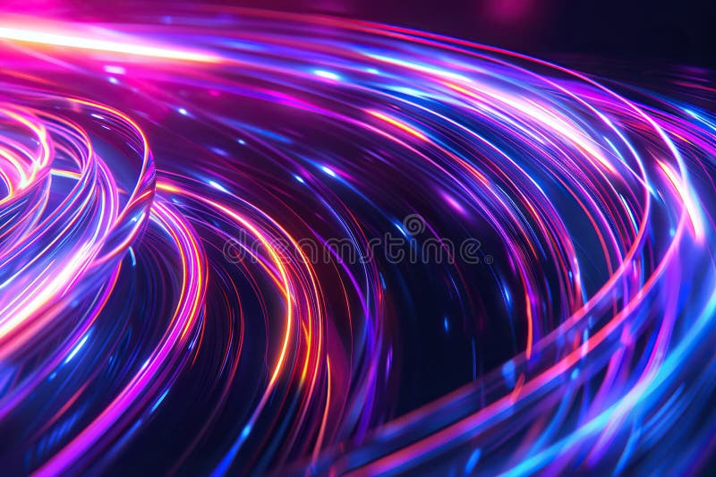 Beautiful Texture Surface Neon Wave, Design Natural Abstract Background ...
