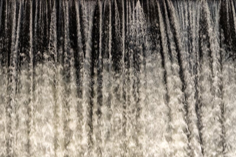 Beautiful Texture of White Bubbling Water. Waterfall Stock Photo ...