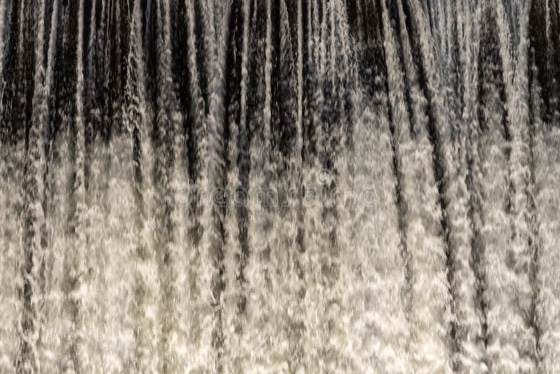 Beautiful Texture of White Bubbling Water. Waterfall Stock Photo ...