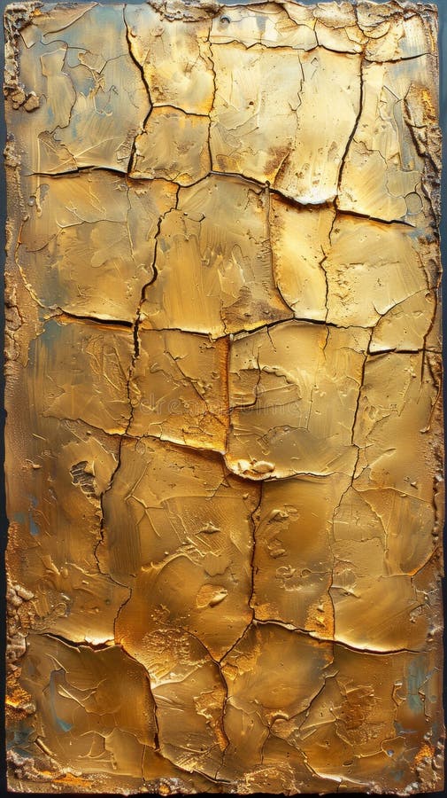 A Beautiful Textured Panel of Shiny Gold Set Against a Deep, Rich Dark ...