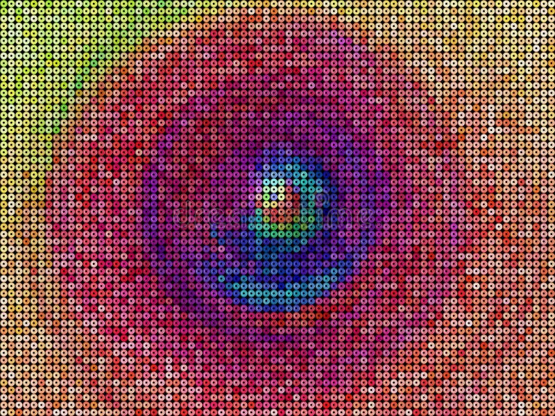 Beautiful textured swirl stock illustration. Illustration of center ...