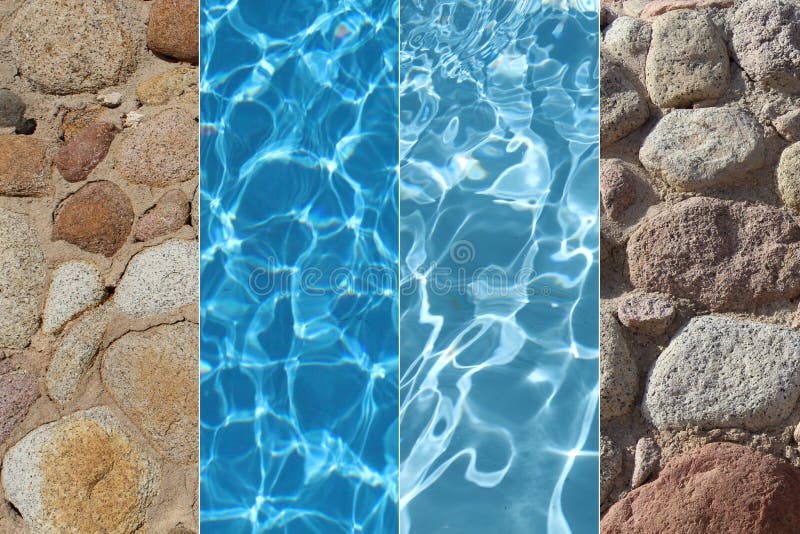 Beautiful Textures of Nature, Water and Stone Stock Image - Image of ...