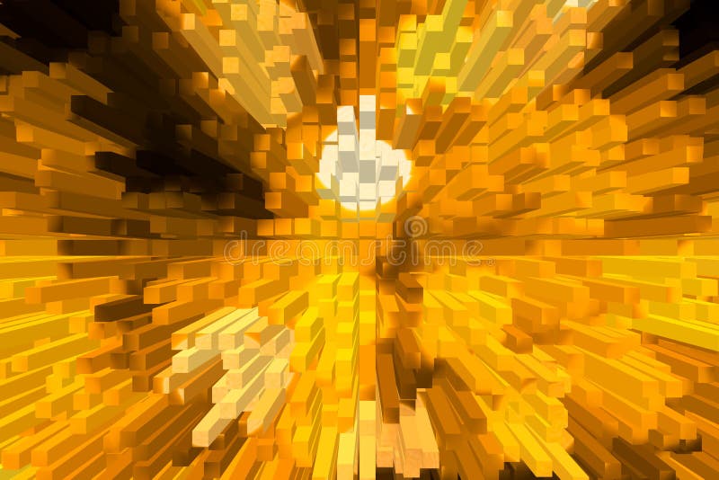 The Beautiful Three-dimensional Image Stock Image - Image of align ...