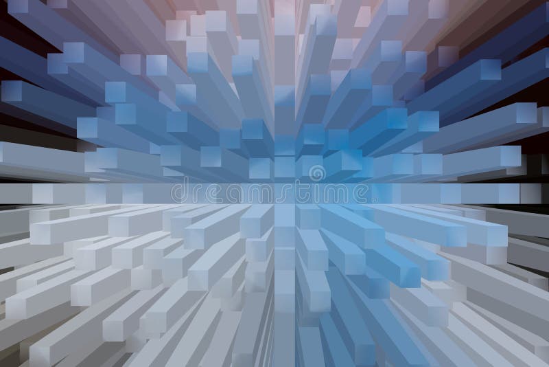 The Beautiful Three-dimensional Image Stock Photo - Image of optical ...