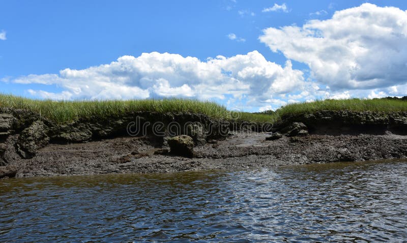 Beautiful Tidal River in the North East Stock Photo - Image of tidal ...