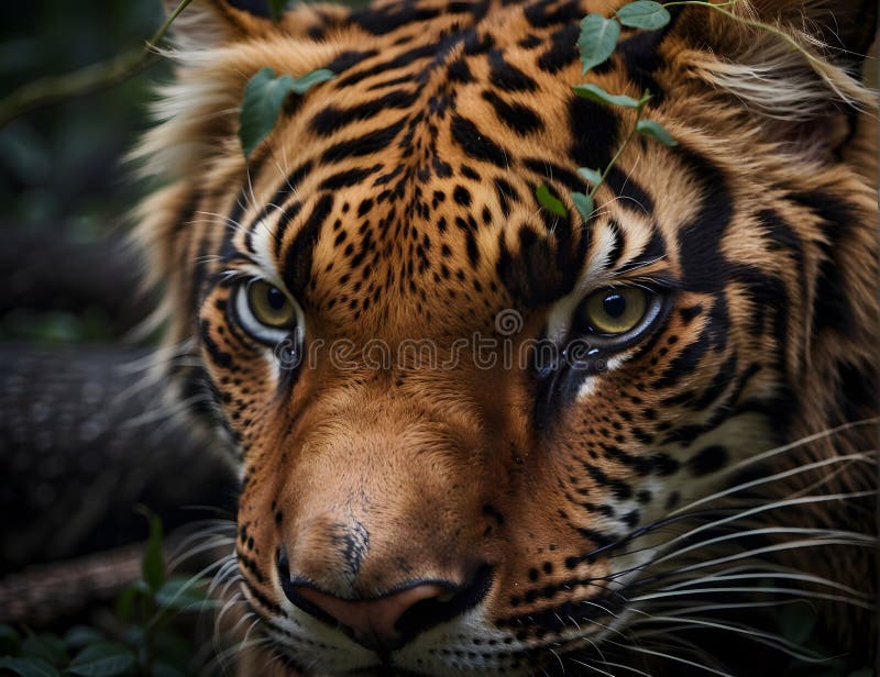 Beautiful tiger staring stock image. Image of striped - 300855107