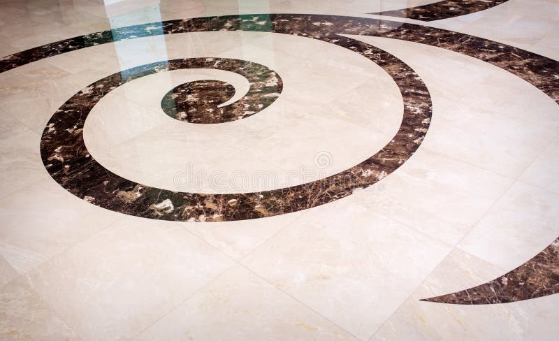 Beautiful Tile and Marble Floor Stock Photo - Image of beige, backdrop ...