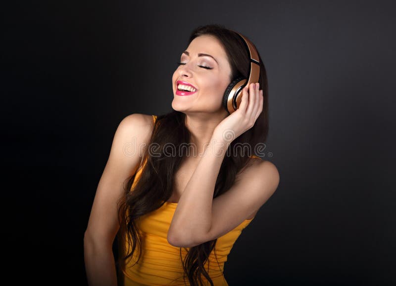 Beautiful Toothy Laughing Smiling Business Woman In Glasses Covering