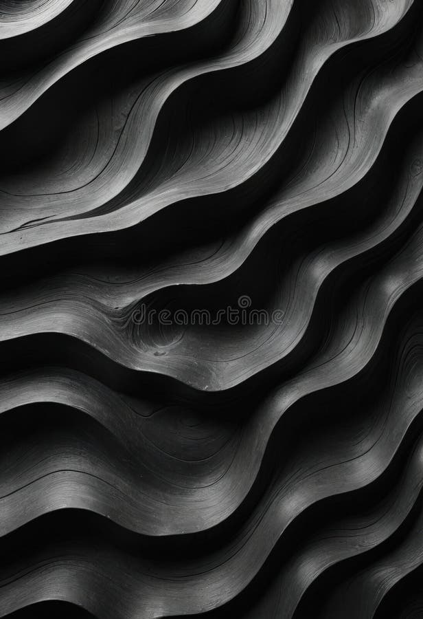 Top View of Wooden Wavy Texture Stock Illustration - Illustration of ...