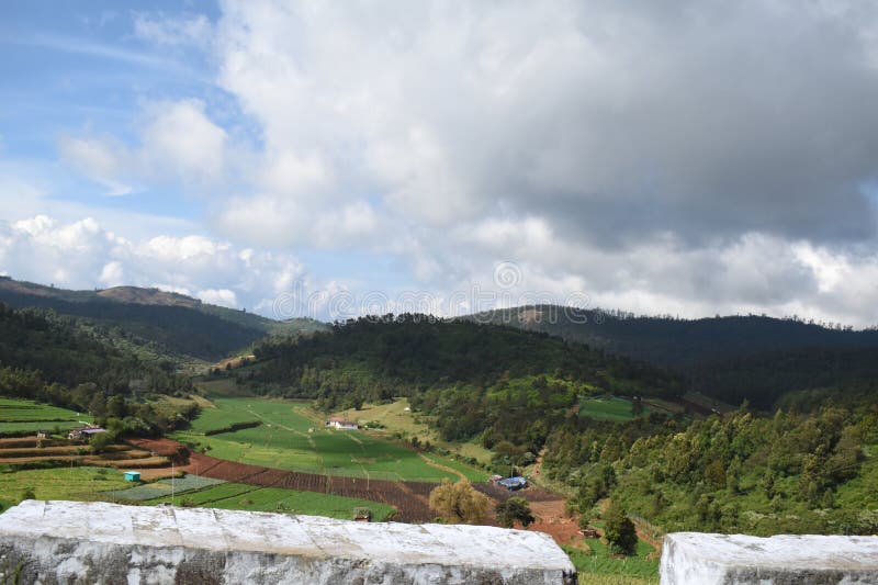 Beautiful Top View of a Hill Stock Photo - Image of journey, island ...