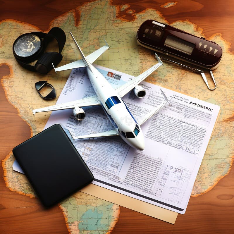 Top View of Travel Insurance Application Form First Class Boarding ...