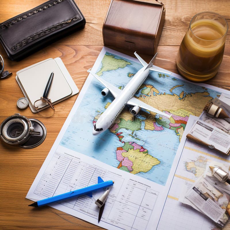 Top View of Travel Insurance Application Form First Class Boarding ...