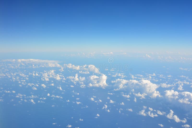 Beautiful Top View from the Window of Plane Stock Photo - Image of ...